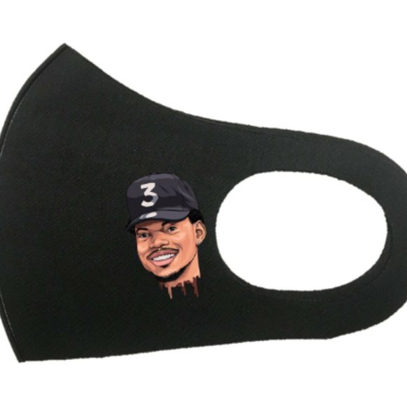 Handmade | Accessories | Chance The Rapper Face Mask Washable Reusable ...